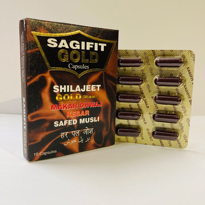 Sagifit Gold Capsules (Rejuvenation,Power,Vigor) – sagius.in